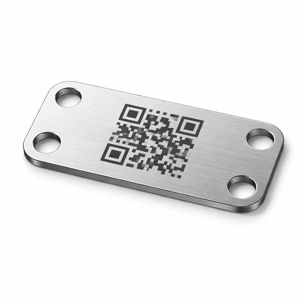 Custom QR Code Logo Tags Manufacturer | OEM Metal Logo Tags